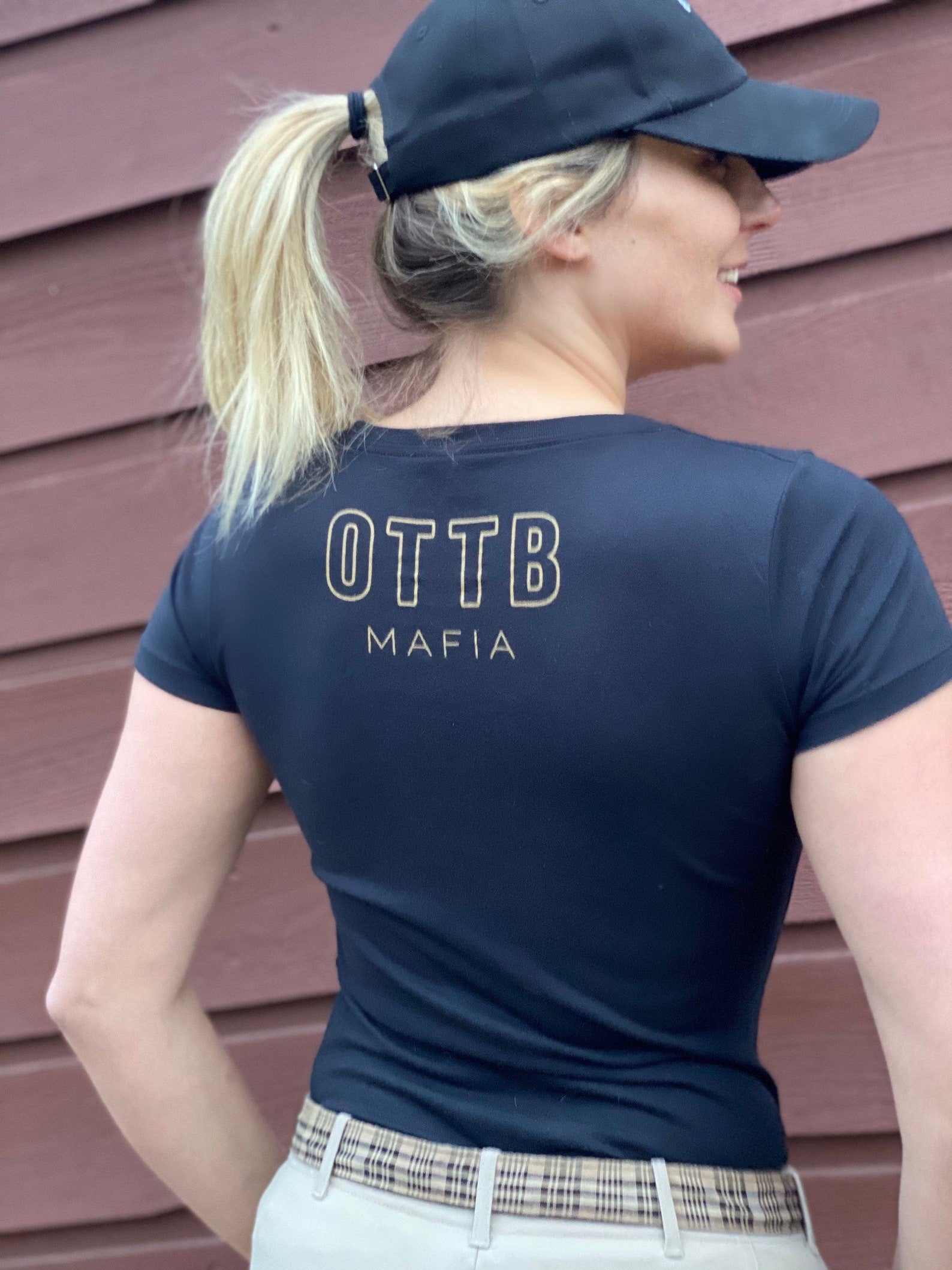 Black with gold OTTB Mafia Shirt – OTTB MAFIA